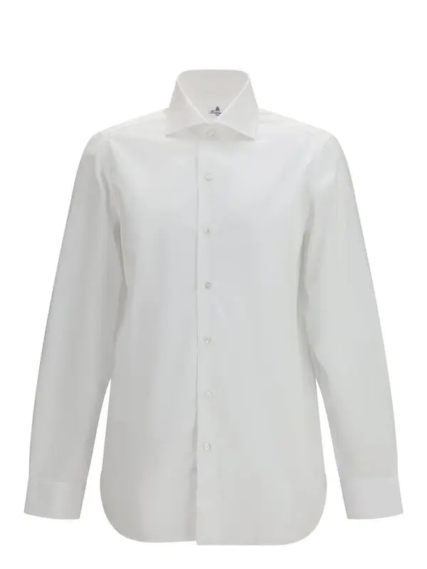 FINAMORE 1925 170 A 2 Tailored Shirt - White