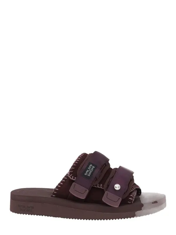 FORTE_FORTE Double Strap Sandals - Purple
