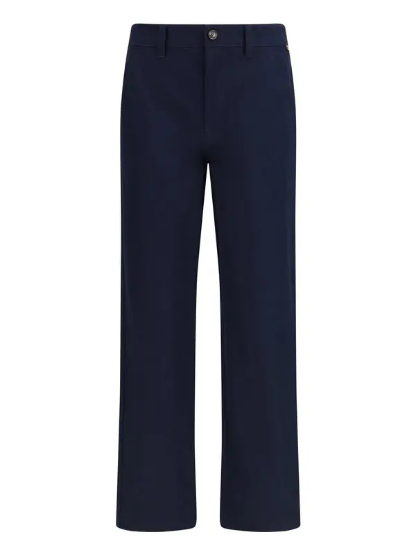 Burberry Cotton Twill Chino Pants - Blue