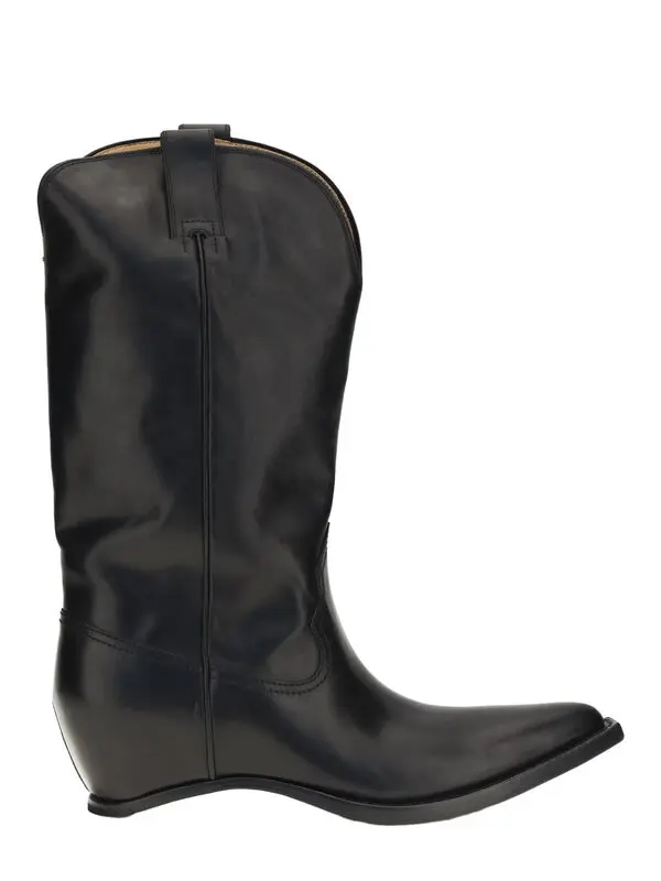 MARGIELA Maison Heelless Western Boots - Black