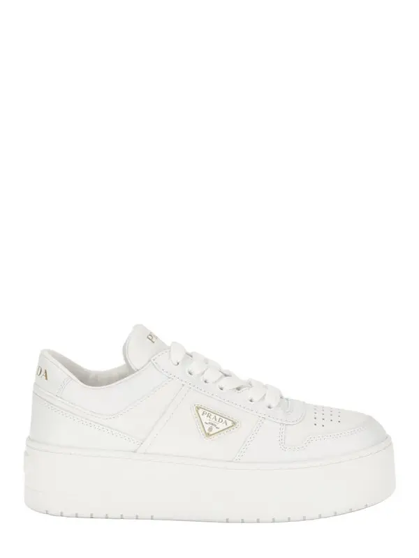 Prada Downtown Bold Platform Sneakers - White