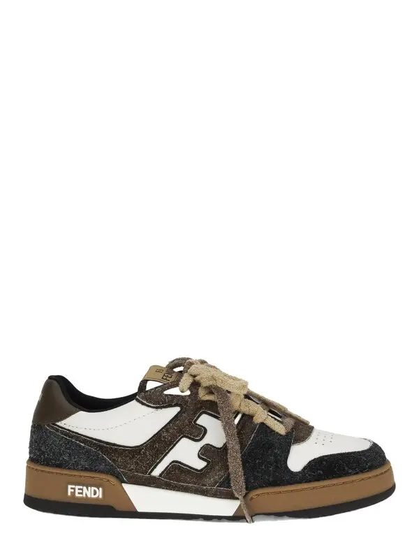 Fendi Leather Sneakers - Multicolour