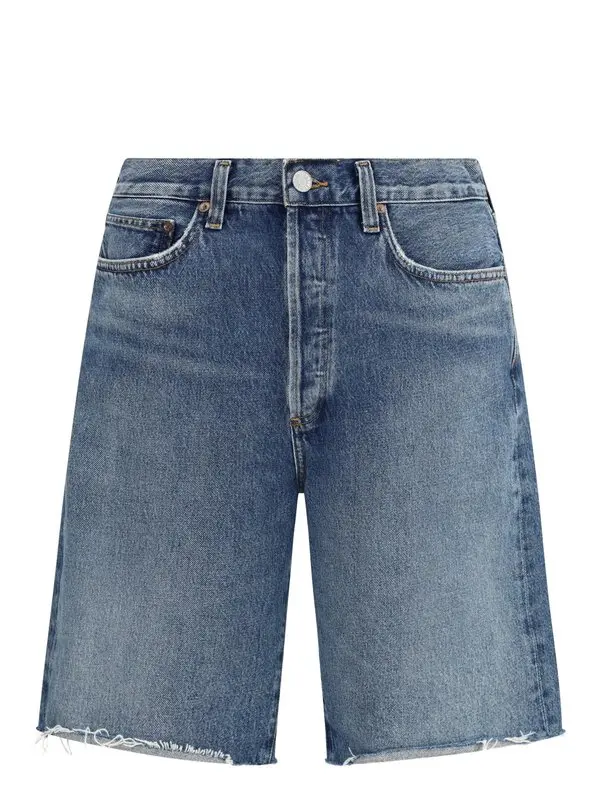 AGOLDE Anson Denim Shorts - Blue