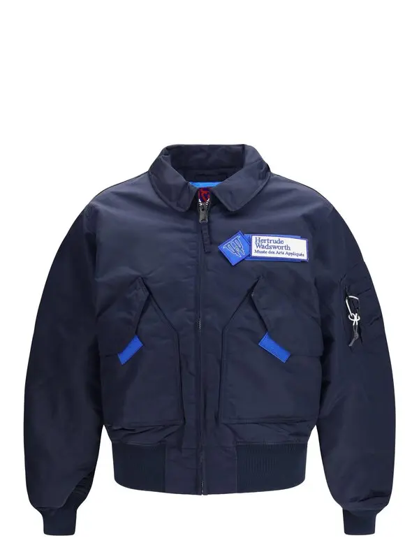 GR10K X Alpha Industries Cwu-45 Flight Bomber Jacket - Blue