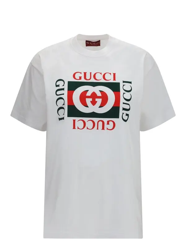 Gucci Ancora G Loved Cotton Jersey T-shirt - White