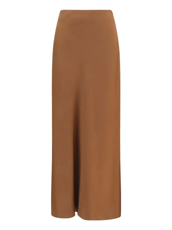 Brunello Cucinelli Midi Skirt - Brown