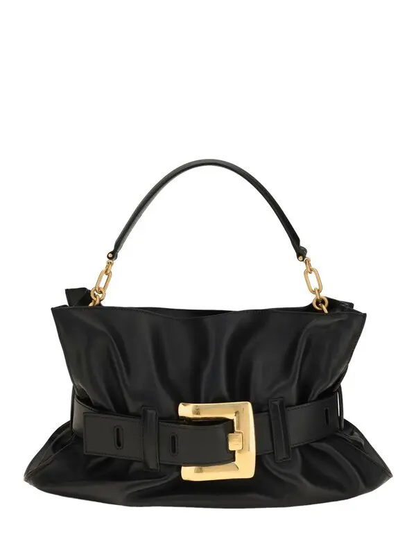 Balmain Medium Anthem Shoulder Bag - Black