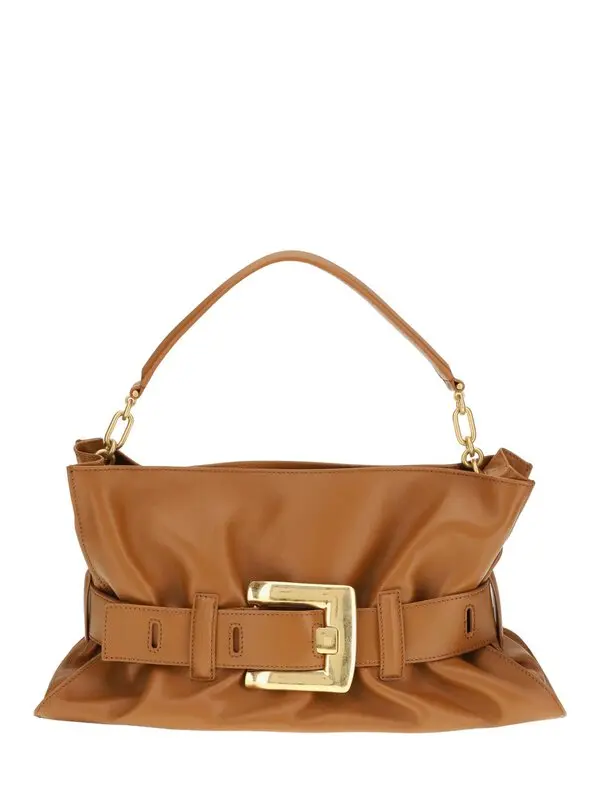Balmain Medium Anthem Shoulder Bag - Brown