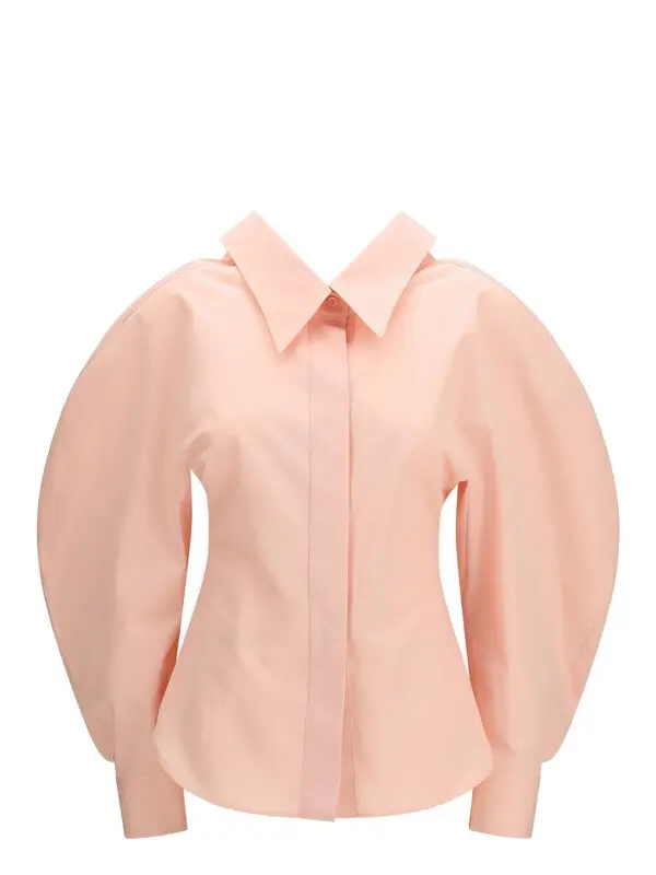 Givenchy Cut-out Cotton Poplin Shirt - Pink