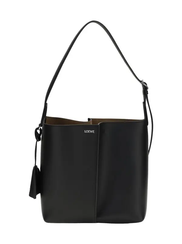 Loewe Medium Bucket Bag - Black