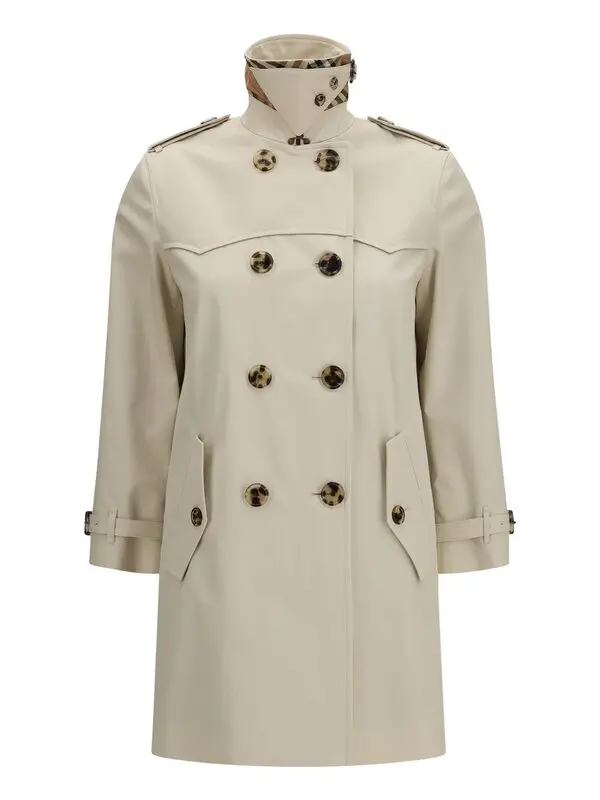 Burberry Short Summerside Trench Coat - Beige
