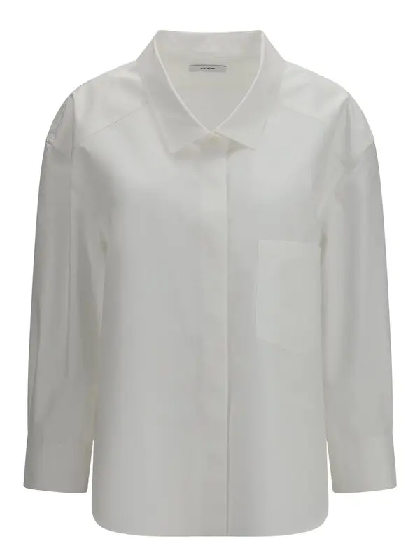 Givenchy Cotton Poplin Shirt - White