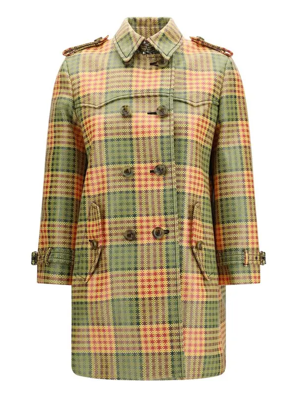 Burberry Summerside Check Trench Coat - Multicolour