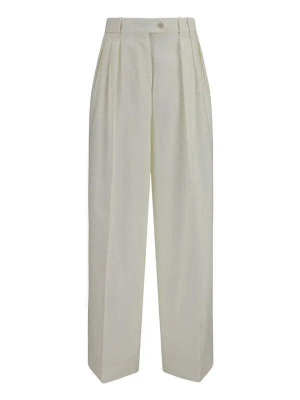 Calvin Klein Alexandra Tailored Trousers - White