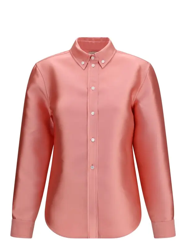 Calvin Klein Sophie Silk Blend Shirt - Pink