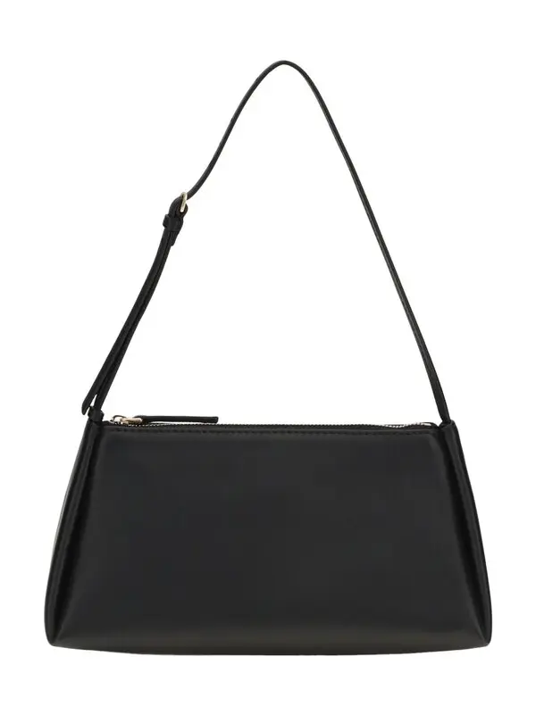 Calvin Klein Aurelis Handbag In Smooth Leather - Black