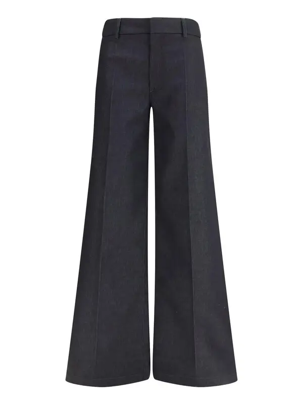 DARKPARK Poppy Flare Trousers - Black