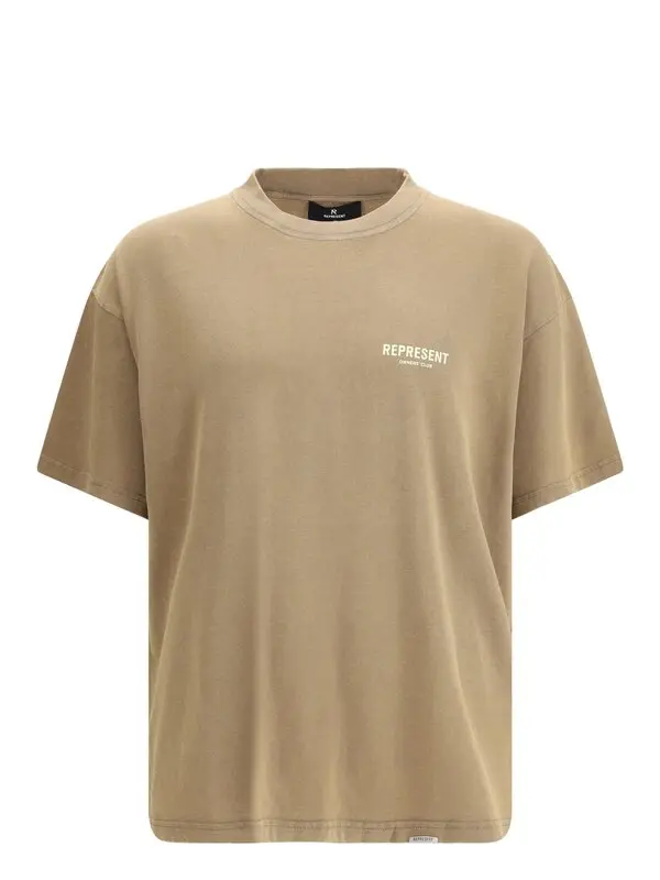 REPRESENT Cotton T-hirt - Brown