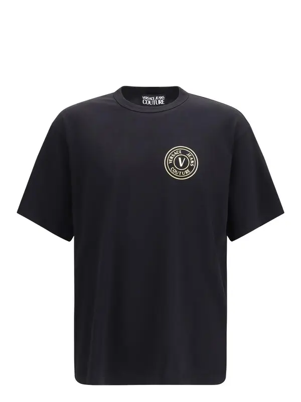 Versace Cotton Logo T-shirt - Black