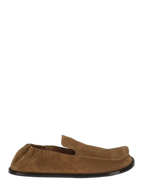 Loewe Flex Suede Loafers - Brown