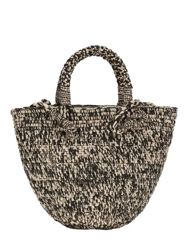 IBELIV Arona Raffia Bucket Bag - Beige