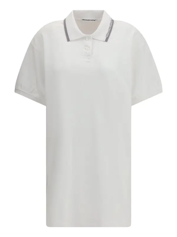 Alexander Wang Cotton Polo Dress - White