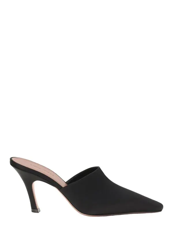 Amina Muaddi Jamie Mules - Black