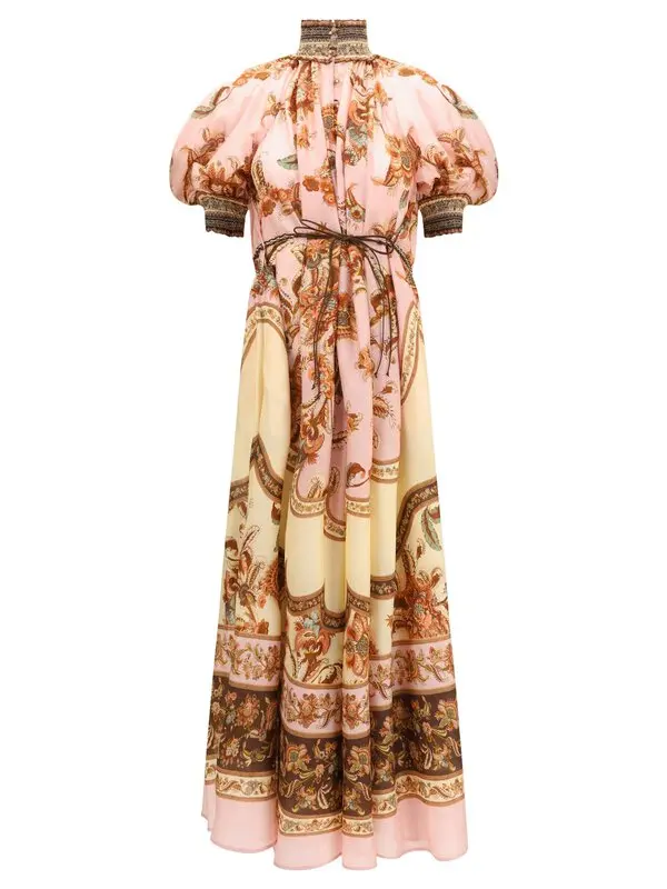 Zimmermann Aster Billow Maxi Dress - Multicolour