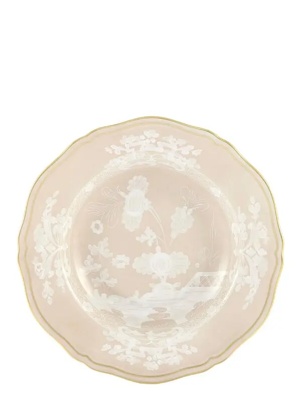 GINORI 1735 Oriente Italiano Collection Porcelain Dinner Plate - Beige
