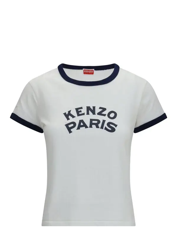 Kenzo Emblem Cotton T-shirt - White