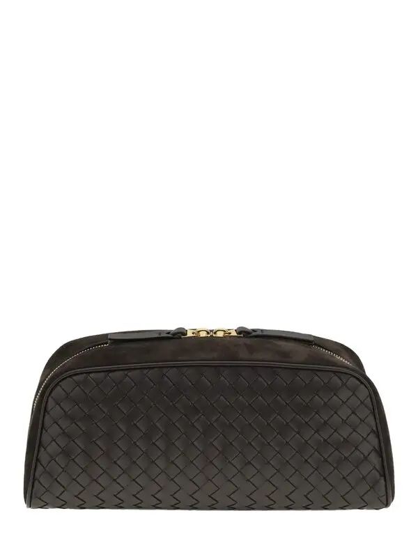 Bottega Veneta Large Nodo Pouch - Brown