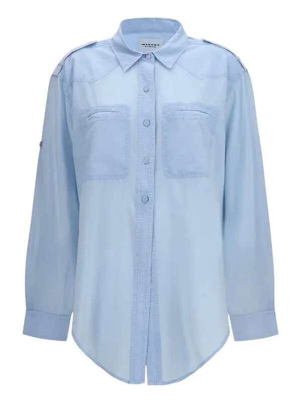 MARANT ETOILE Marant Étoile Valiane Shirt - Light Blue