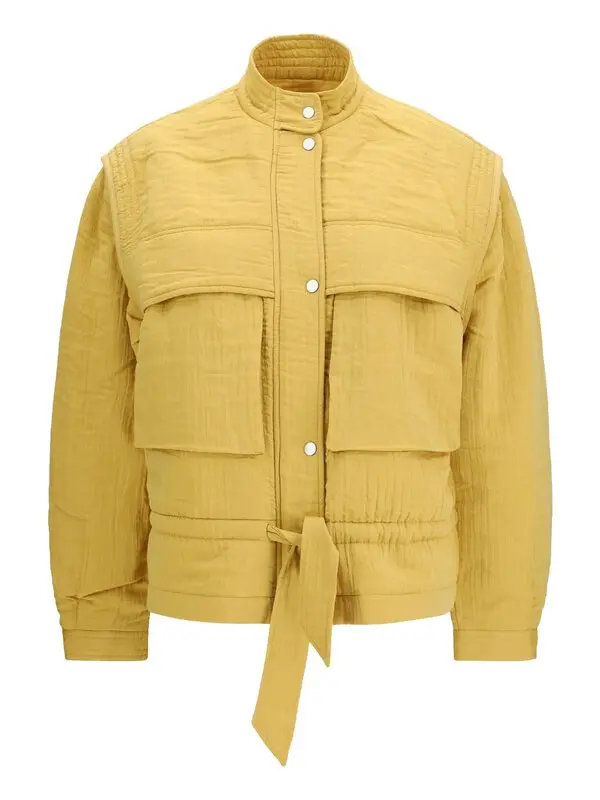 MARANT ETOILE Marant Étoile Blandina Quilted Jacket - Yellow