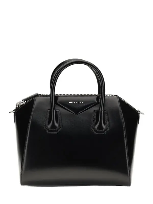 Givenchy Antigona Small Leather Box Handbag - Black