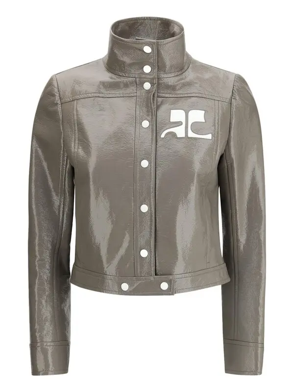 COURREGES Reedition Vinyl Jacket - Grey