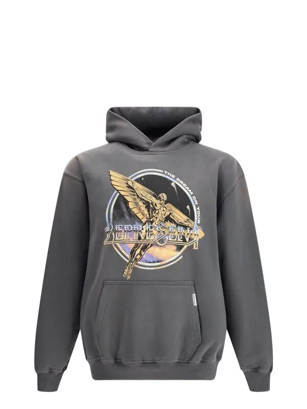 REPRESENT Golden Tour Hoodie With Graphic Print - Grey
