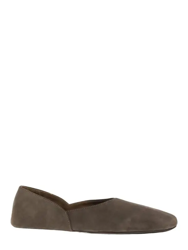 Khaite Jane Ballerinas In Calfskin - Brown