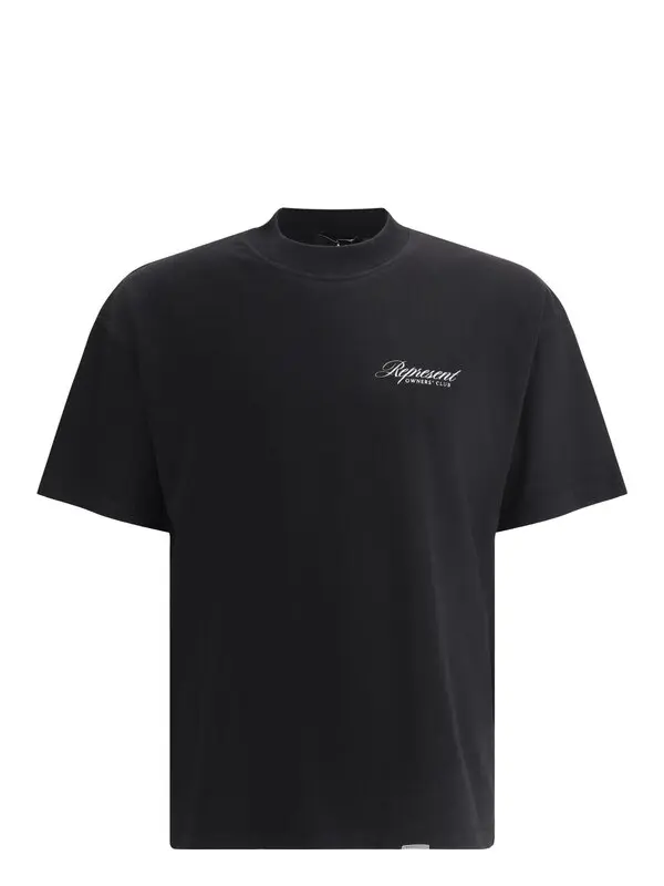 REPRESENT Cotton T-shirt - Black