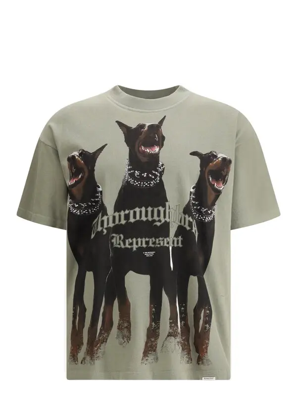 REPRESENT Maxi Print T-shirt - Green