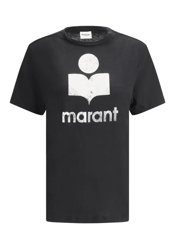 MARANT ETOILE Zewel" Graphic Print T-shirt - Black