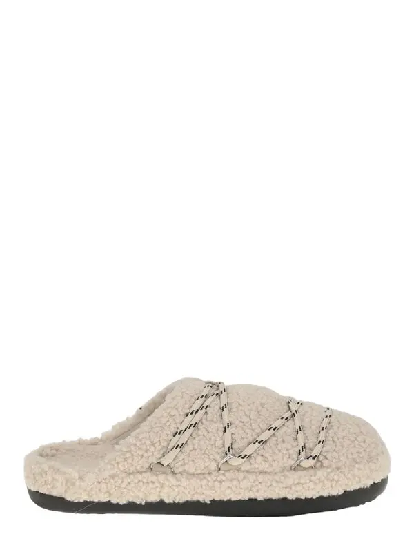 Moon Boot Teddy Slipper - Beige