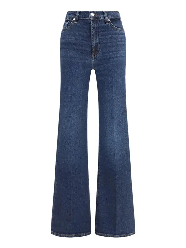 7FOR 7 For All Mankind Modern Dojo High-rise Flare Jeans - Blue