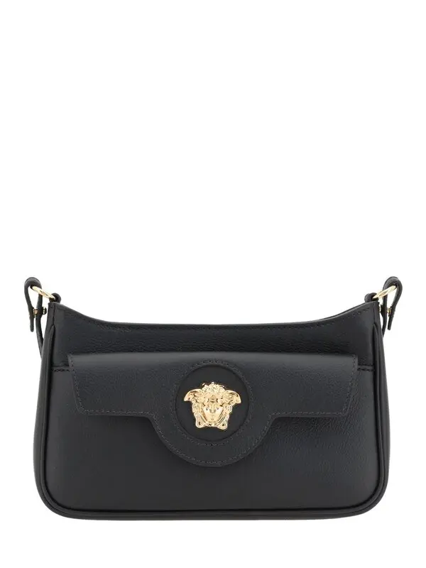 Versace Mini Medusa Shoulder Bag - Black