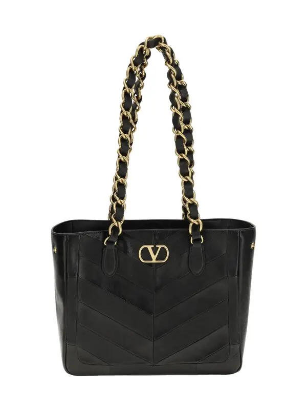 Valentino Garavani La Seine Small Shopping Bag - Black