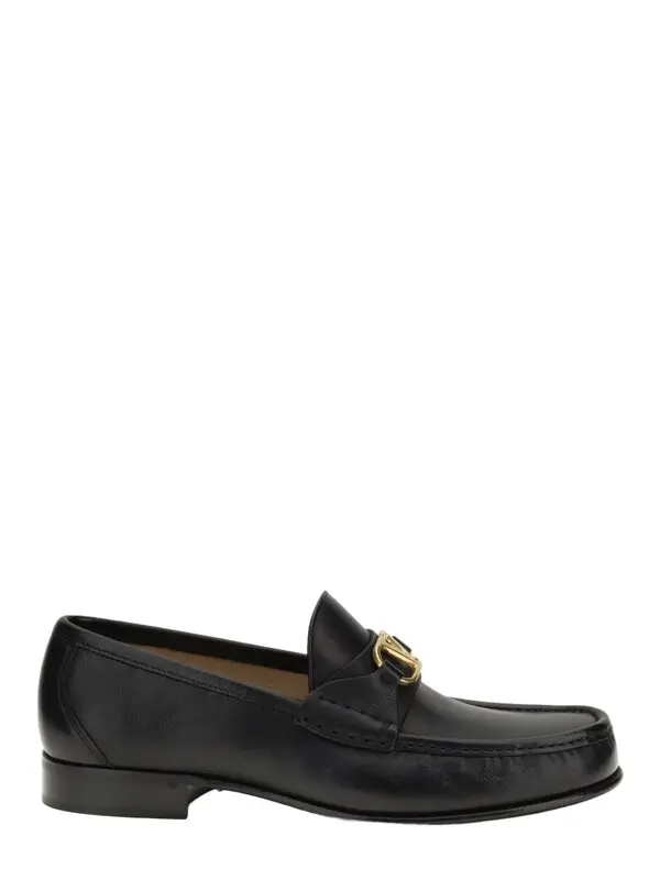 Valentino Garavani Signature Vlogo Loafers - Black