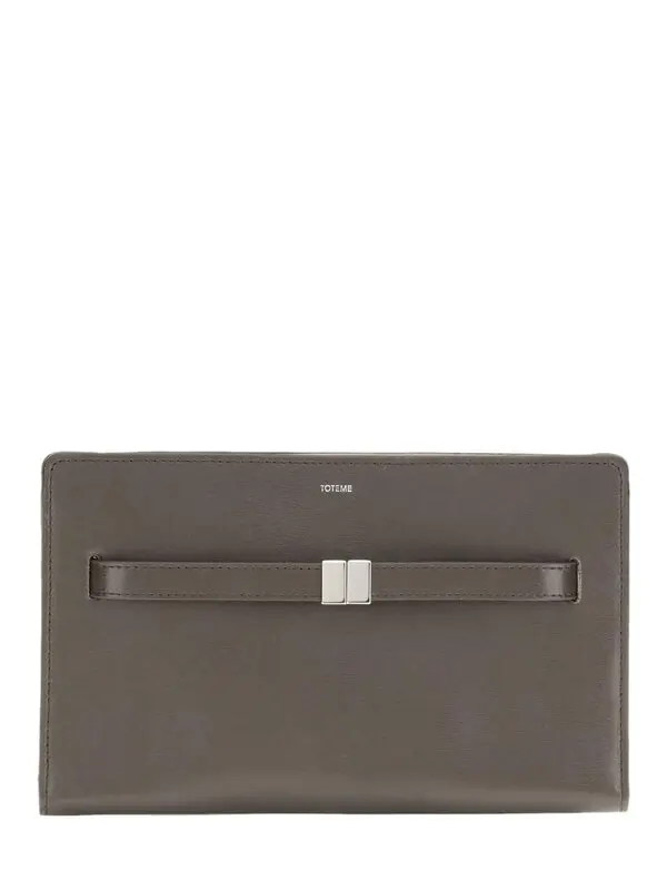 TOTEME Belted Leather Crossbody Bag - Green