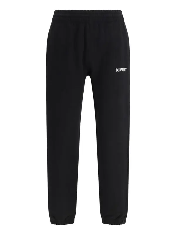 Burberry Lightweight Terry-effect Cotton Joggers Ale - Black