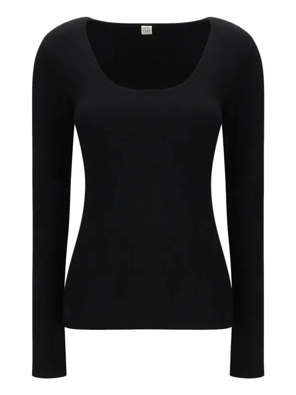 TOTEME Compact Sweater - Black