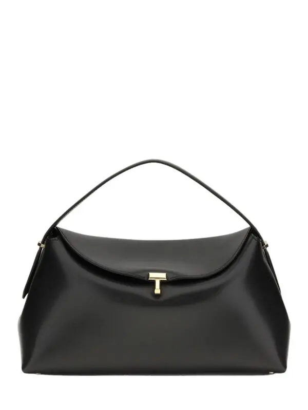 TOTEME T-lock Shoulder Bag - Black
