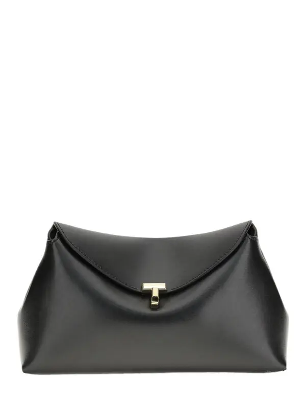 TOTEME T-lock Clutch - Black